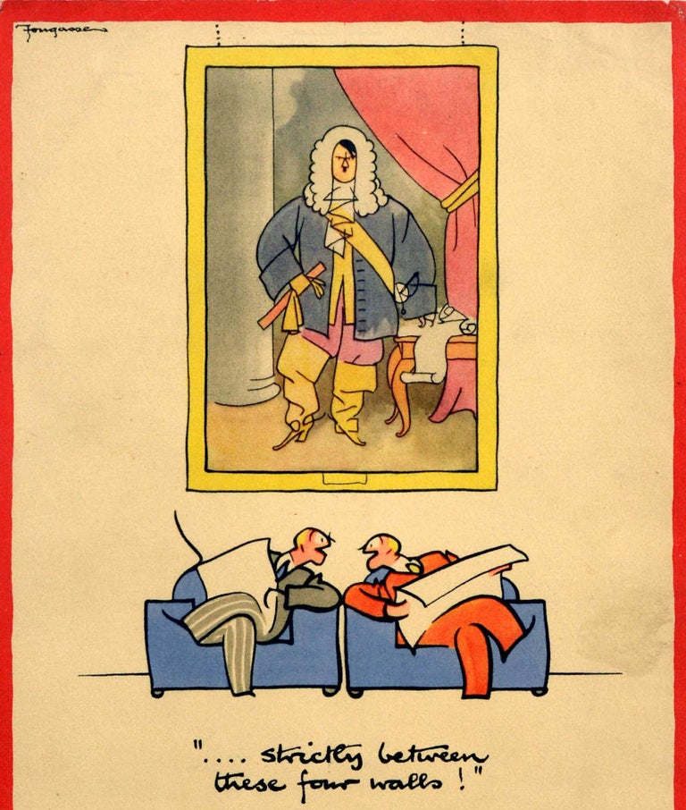 Fougasse (Cyril Kenneth Bird) - Original Vintage Poster Between These ...