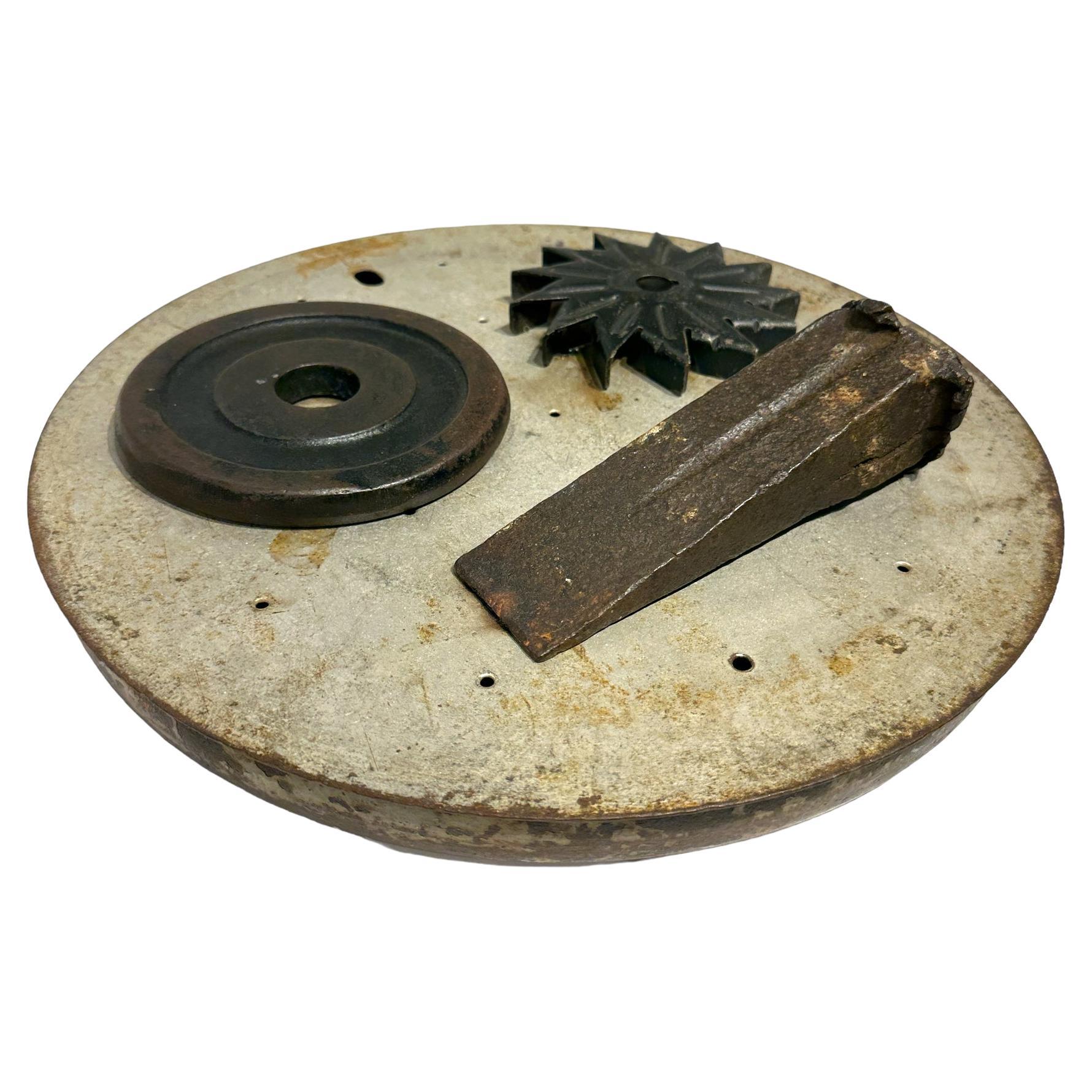 Found and Salvaged Industrial Steel Object Sculpture Arrangement For ...