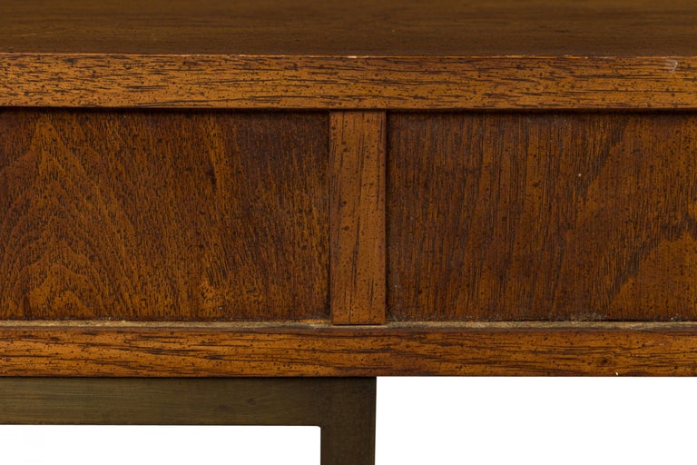 Founders Furniture Co. Rectangular Walnut and Bronze Desk For Sale at ...