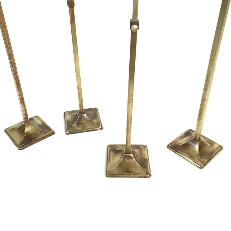 Four Antique Brass Display Hat and Wig Stands, 1900, France at 1stDibs ...