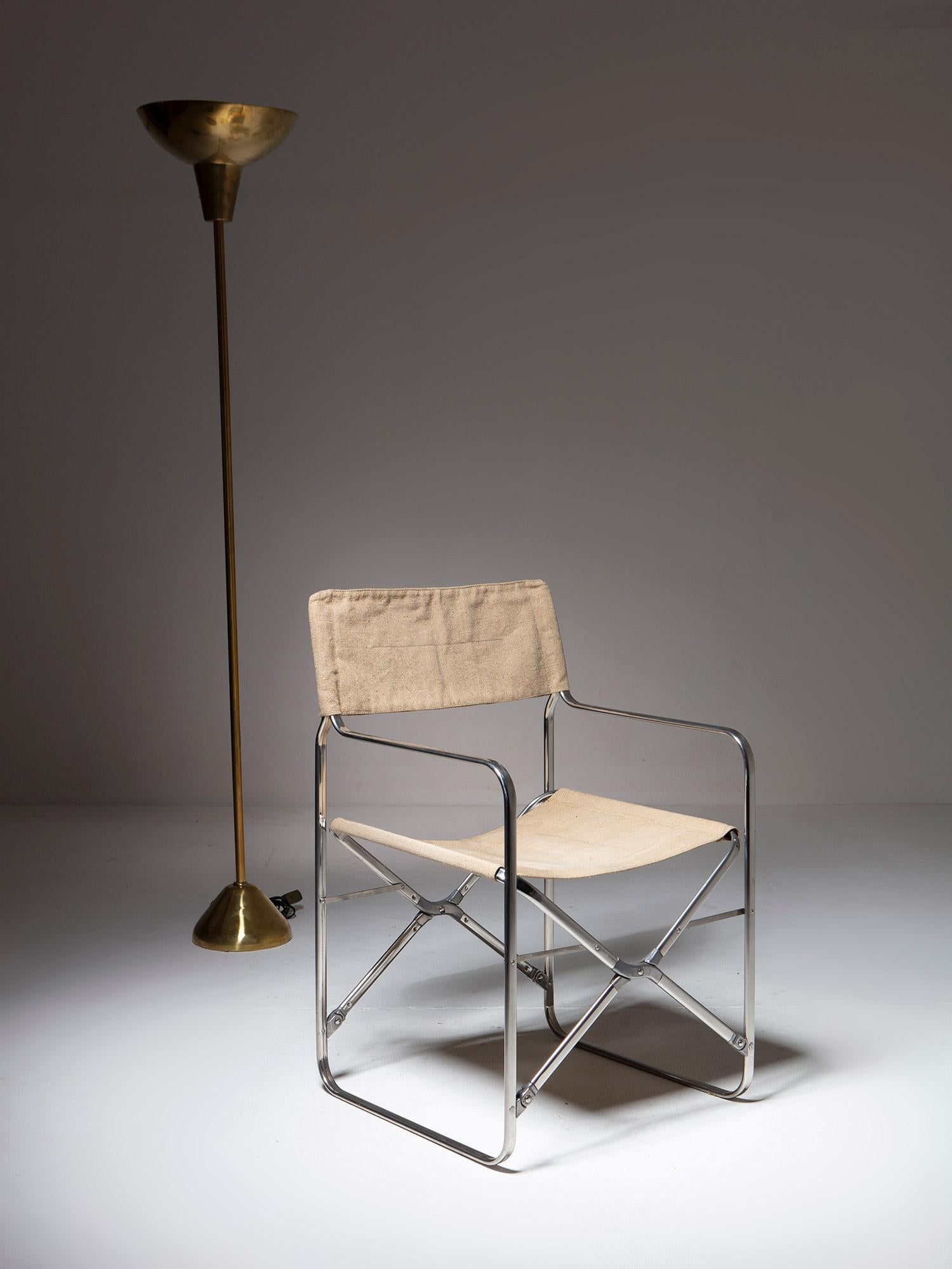 Four "April" Steel Folding Chairs by Gae Aulenti for Zanotta, Italy ...