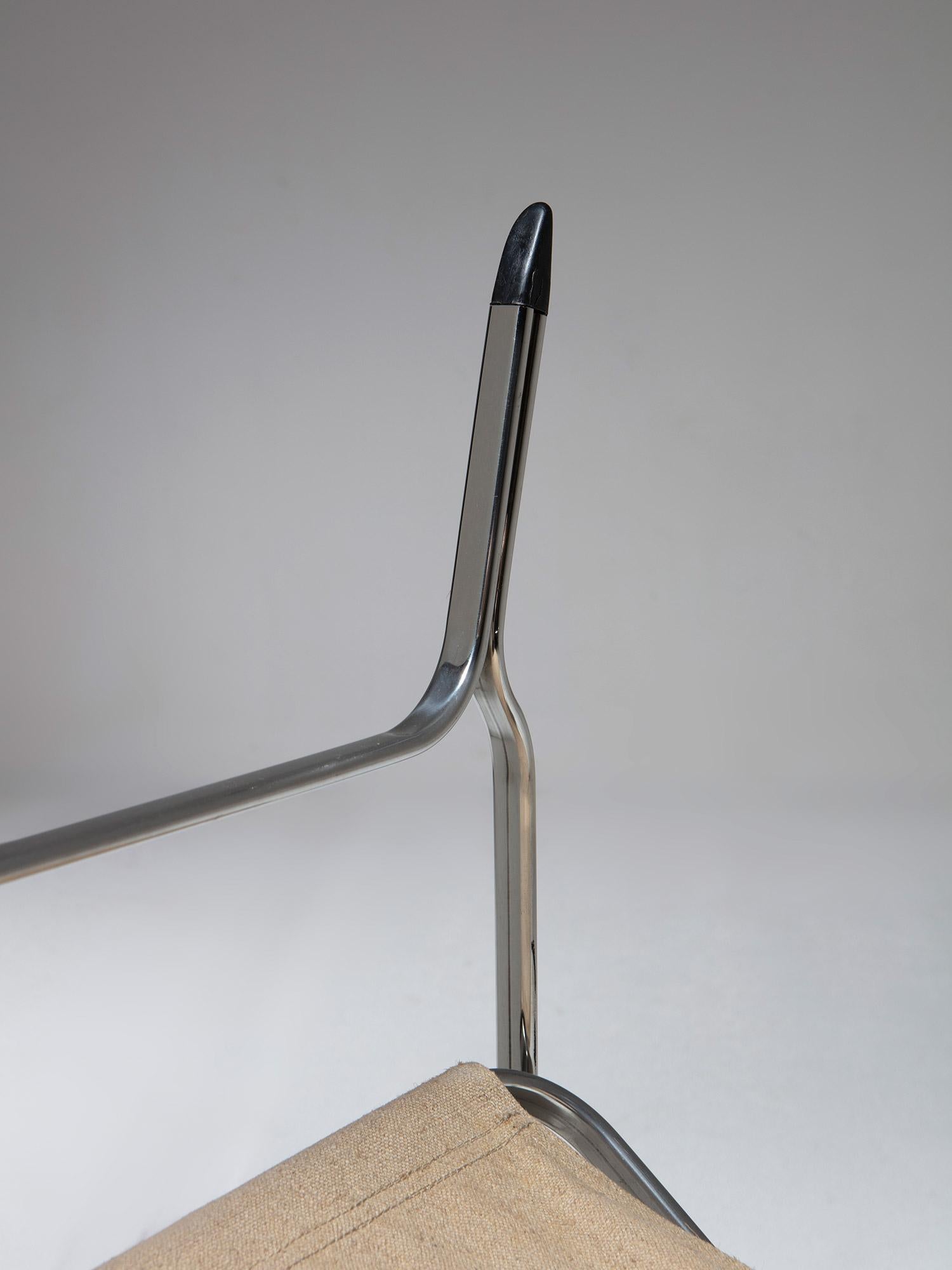 Four "April" Steel Folding Chairs by Gae Aulenti for Zanotta, Italy ...