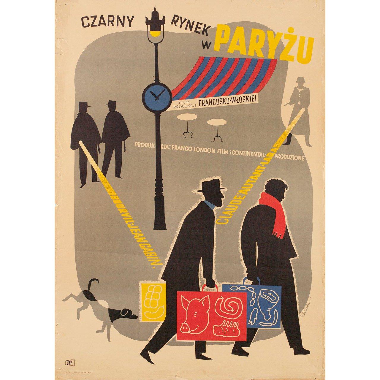 Four Bags Full 1957 Polish A1 Film Poster For Sale at 1stDibs