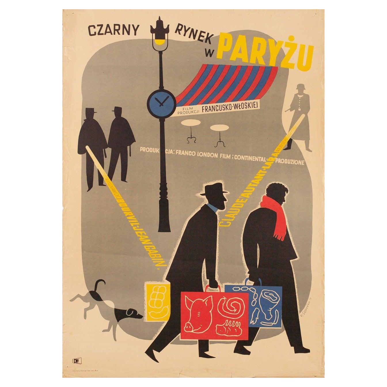 Odd Man Out by Henryk Tomaszewski, 1957 Vintage Polish Film Poster For ...