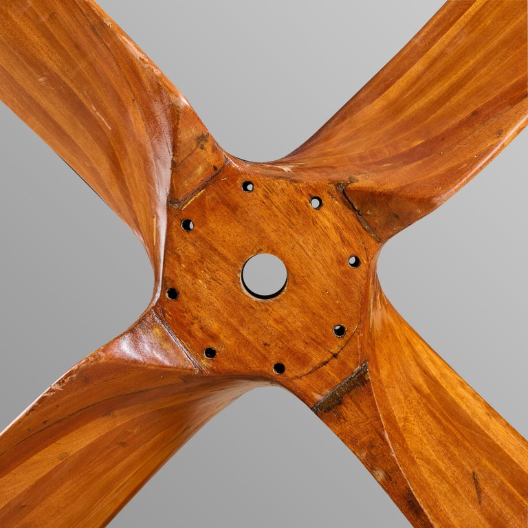 Four Blade Wood Propeller For Sale at 1stDibs