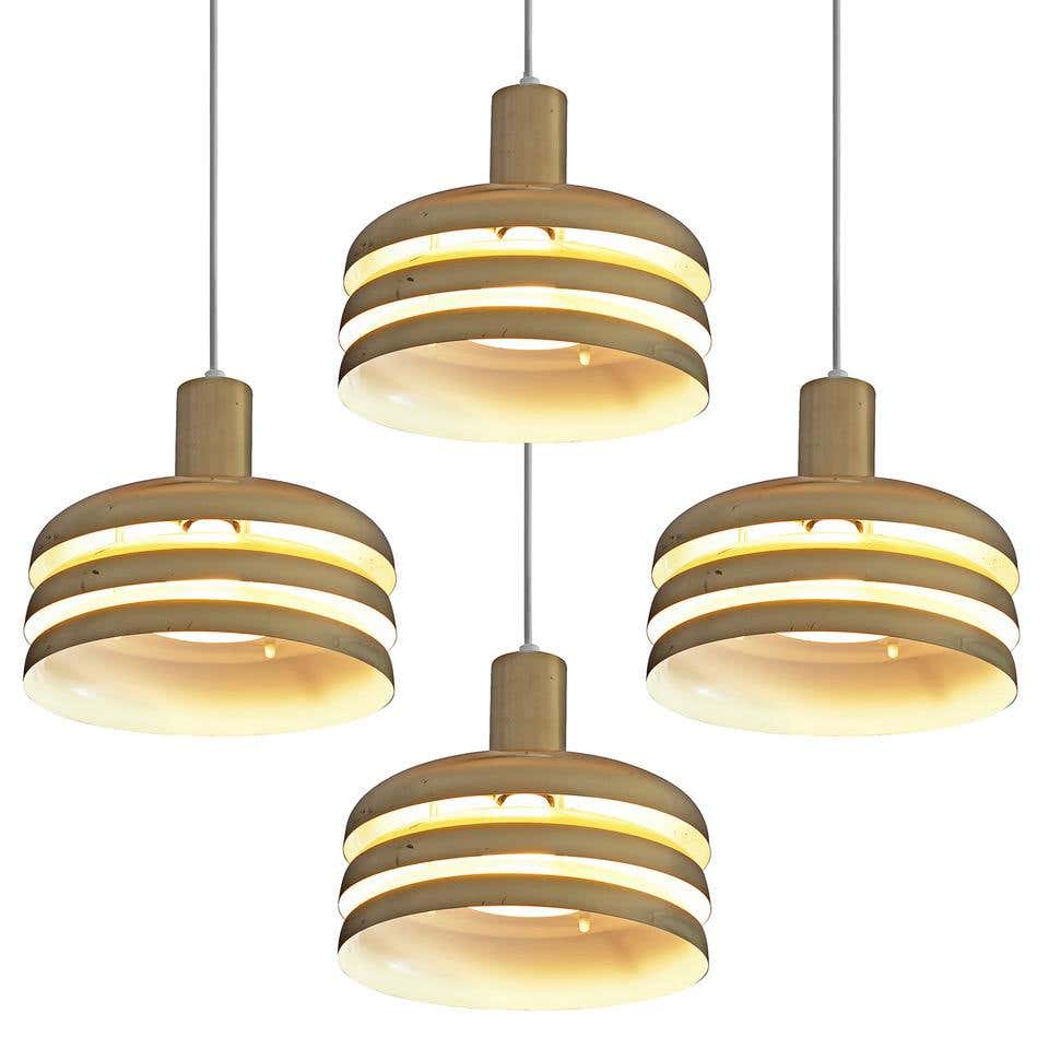 Four Hans Agne Jakobsson T 724M Pendants In Brass For Sale At 1stDibs four-hans-agne-jakobsson-t-724m-pendants-in-brass-for-sale-at-1stdibs