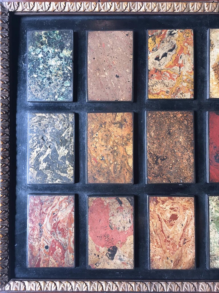 Four Late 19th Century Italian Scagliola Marble Specimens, circa 1890 ...