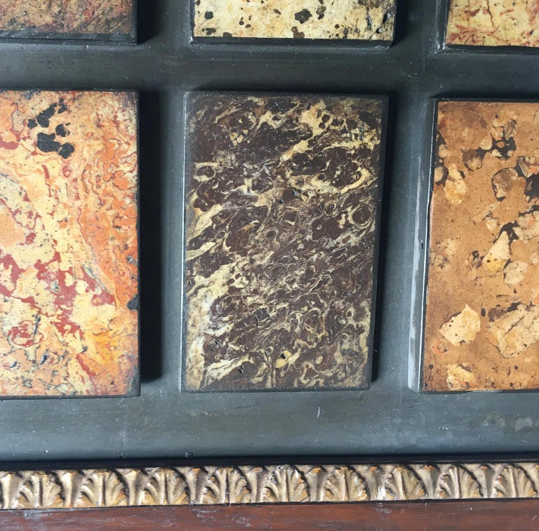 Four Late 19th Century Italian Scagliola Marble Specimens, circa 1890 ...