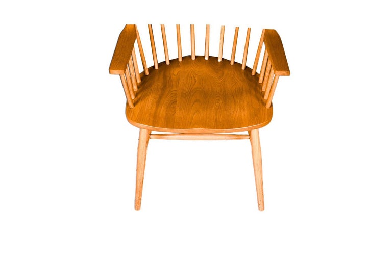 Four Mid Century American Windsor Dining Armchairs Claud Bunyard For ...