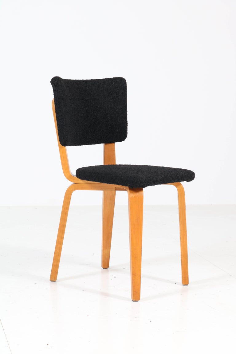 Four Mid-Century Modern Birch Chairs by Cor Alons for Gouda Den Boer ...