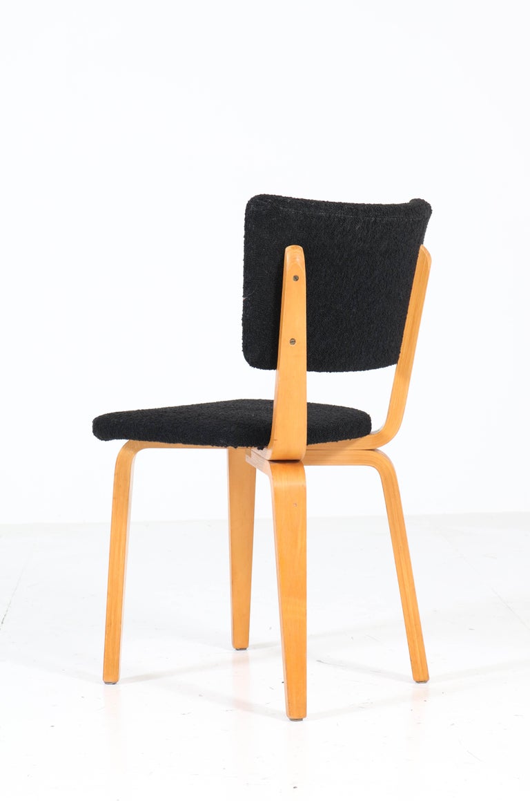 Four Mid-Century Modern Birch Chairs by Cor Alons for Gouda Den Boer ...