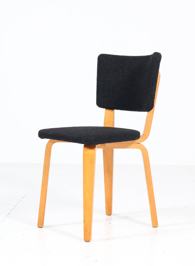 Four Mid-Century Modern Birch Chairs by Cor Alons for Gouda Den Boer ...