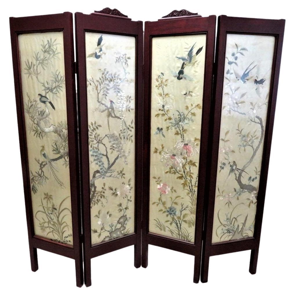 Chinese Carved and Pierced Double-Sided Gilt Lacquer Wall Panel, Qing ...