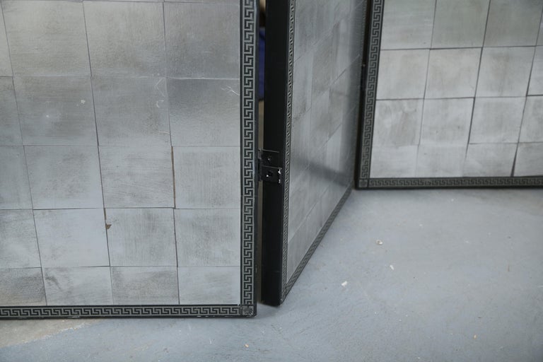 Four-Panel Silvered Screen at 1stDibs