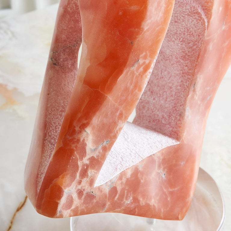 Four Pointed Alabaster Sculpture by Pat Epstein at 1stDibs