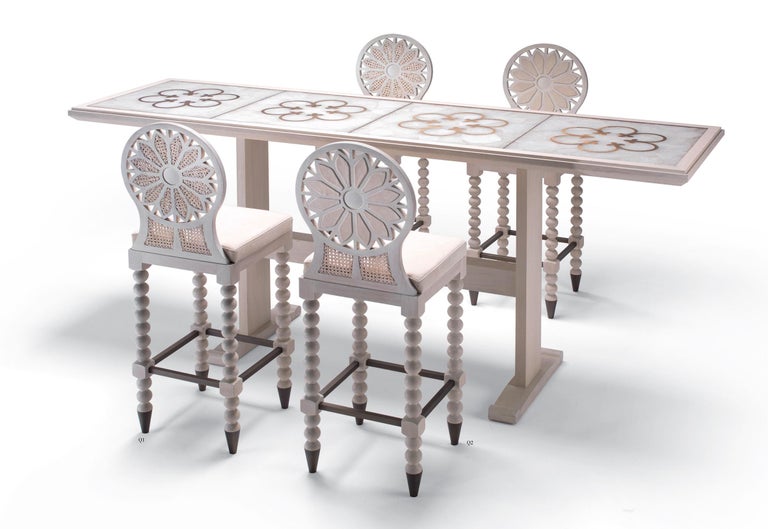 FOUR QUATREFOILS High rectangular table For Sale at 1stDibs | quartz ...