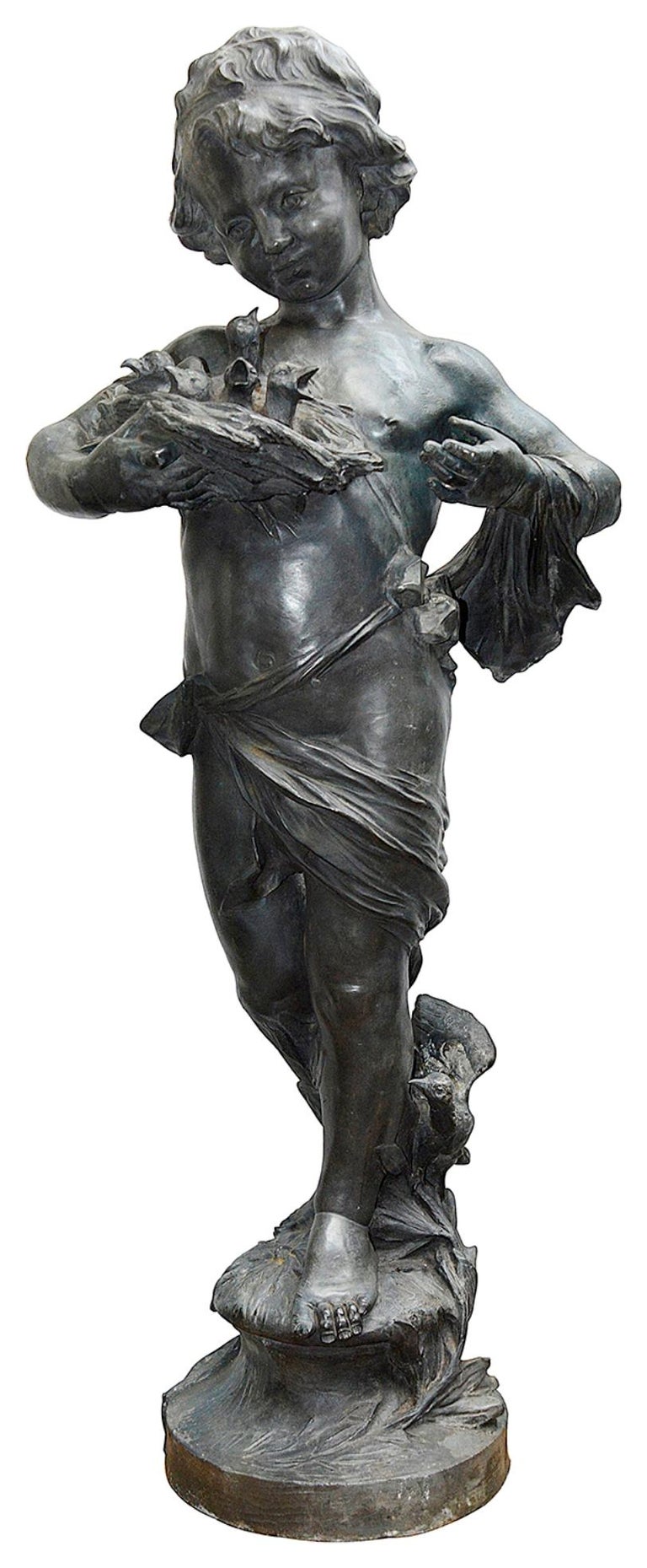 Four Seasons Lead Garden Statues by Bromsgrove, circa 1910 For Sale at ...