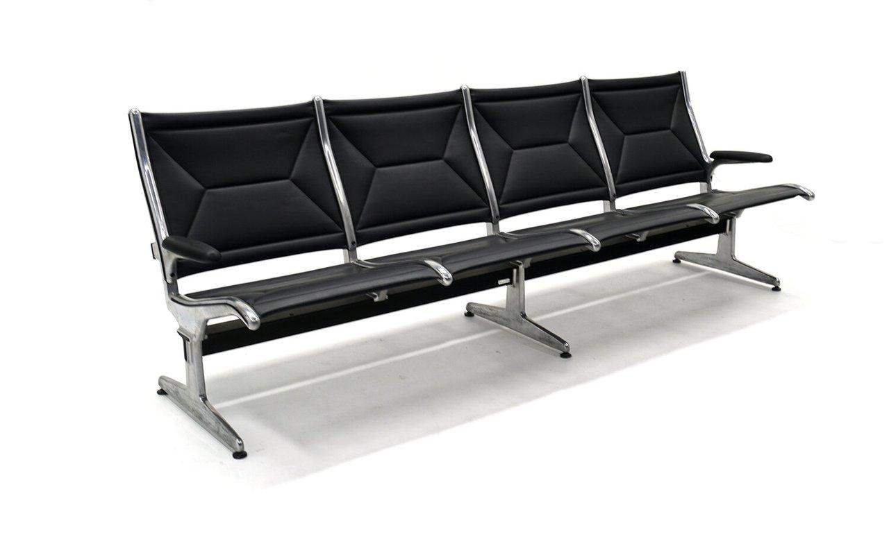 Four Seat Tandem Unit by Charles and Ray Eames for Herman Miller For ...