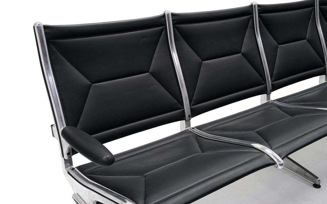 Four Seat Tandem Unit by Charles and Ray Eames for Herman Miller For ...