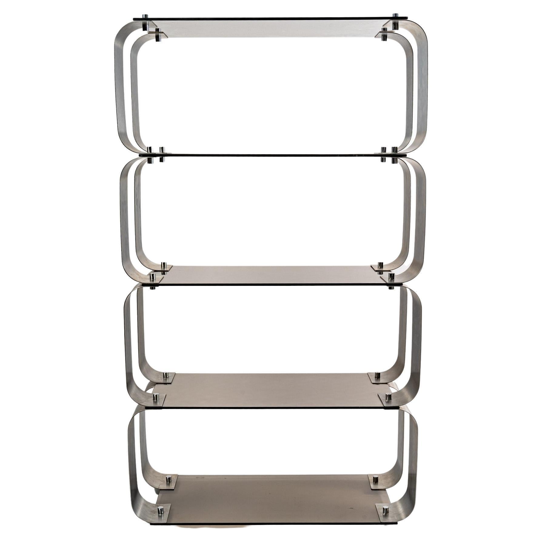 single End Tables or Shelves Unit by Donald Singer, USA, 1970s For Sale ...