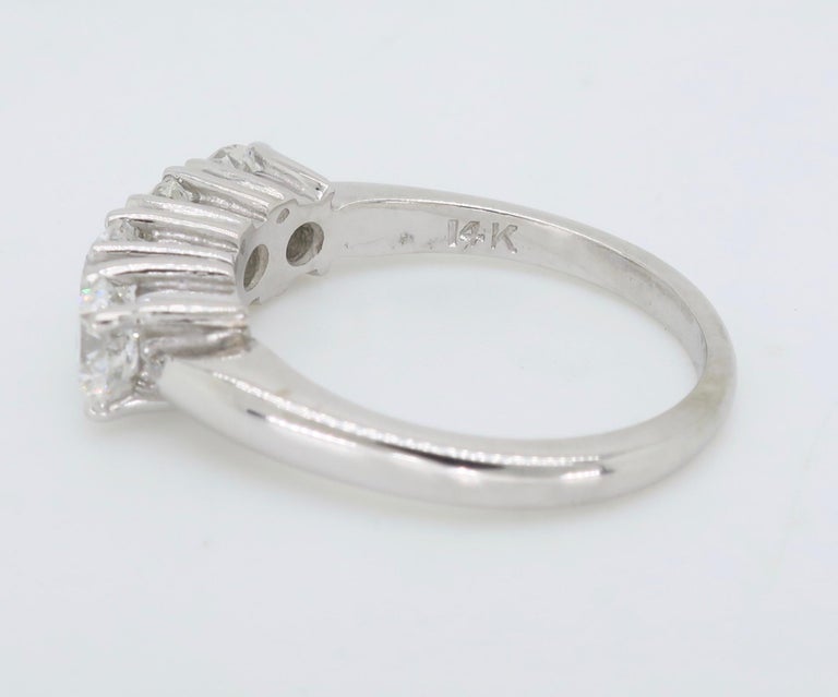 Four-Stone Diamond Anniversary Band at 1stDibs | four stone diamond ...