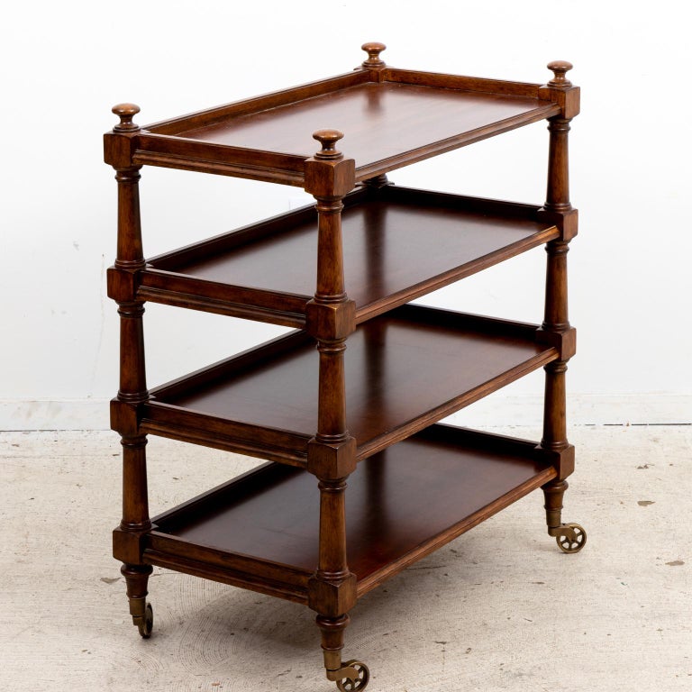 Four Tier English Trolley For Sale at 1stDibs