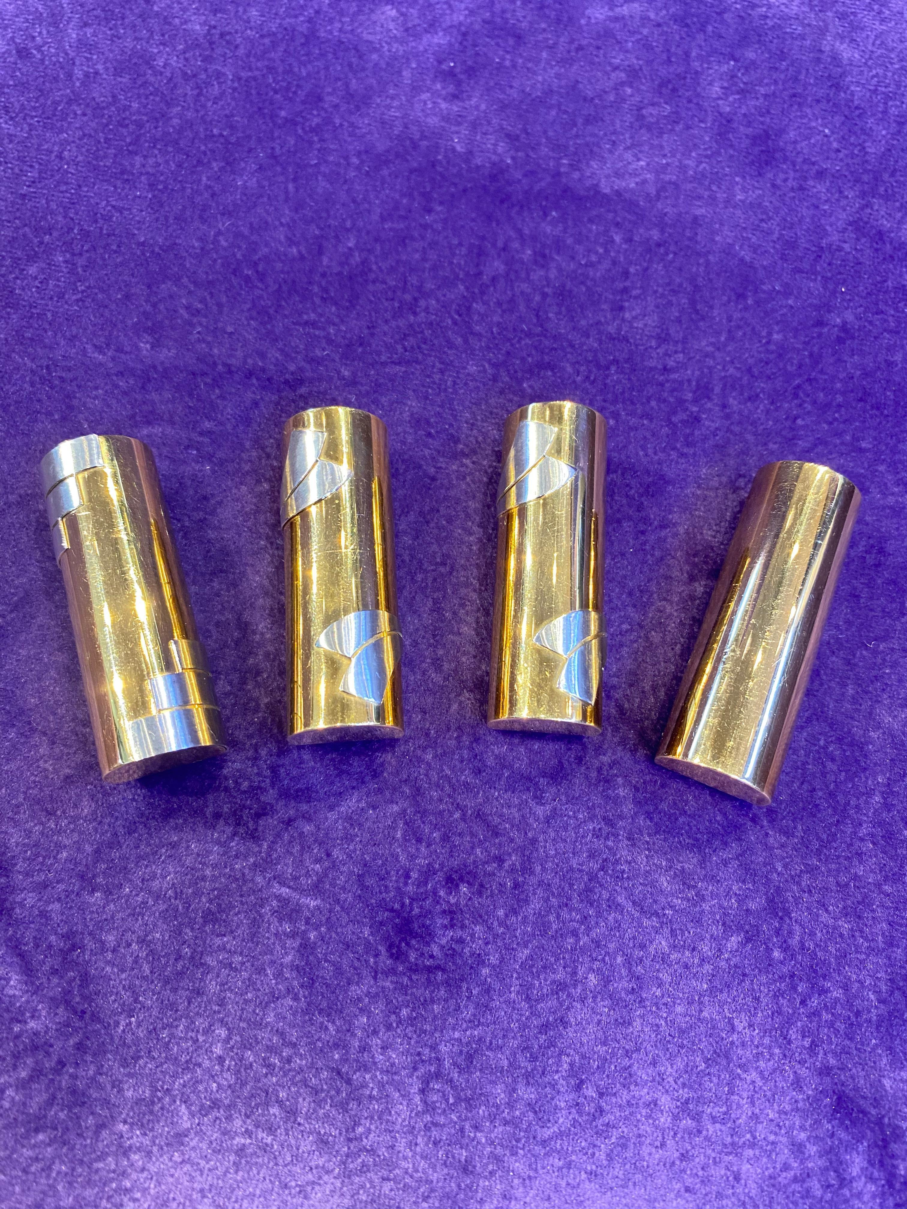 Four Van Cleef and Arpels Baton Brooches For Sale at 1stDibs