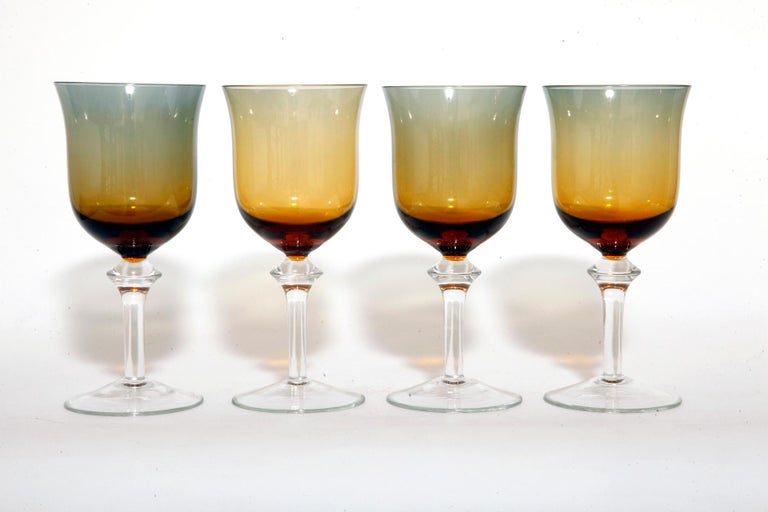 Four Wine Glasses From The Baltic Series Zbigniew Horbowy Poland