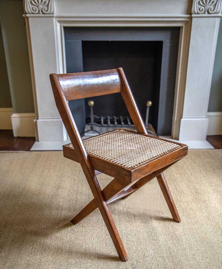 Four X Frame Chairs by Pierre Jeanneret and Eulie Chowdhury, Chandigarh ...