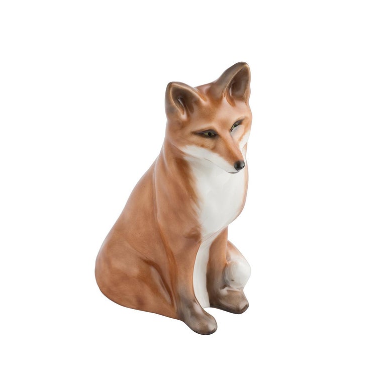 Fox Figure Porcelain German Sofina Boutique Kitzbuehel at 1stDibs
