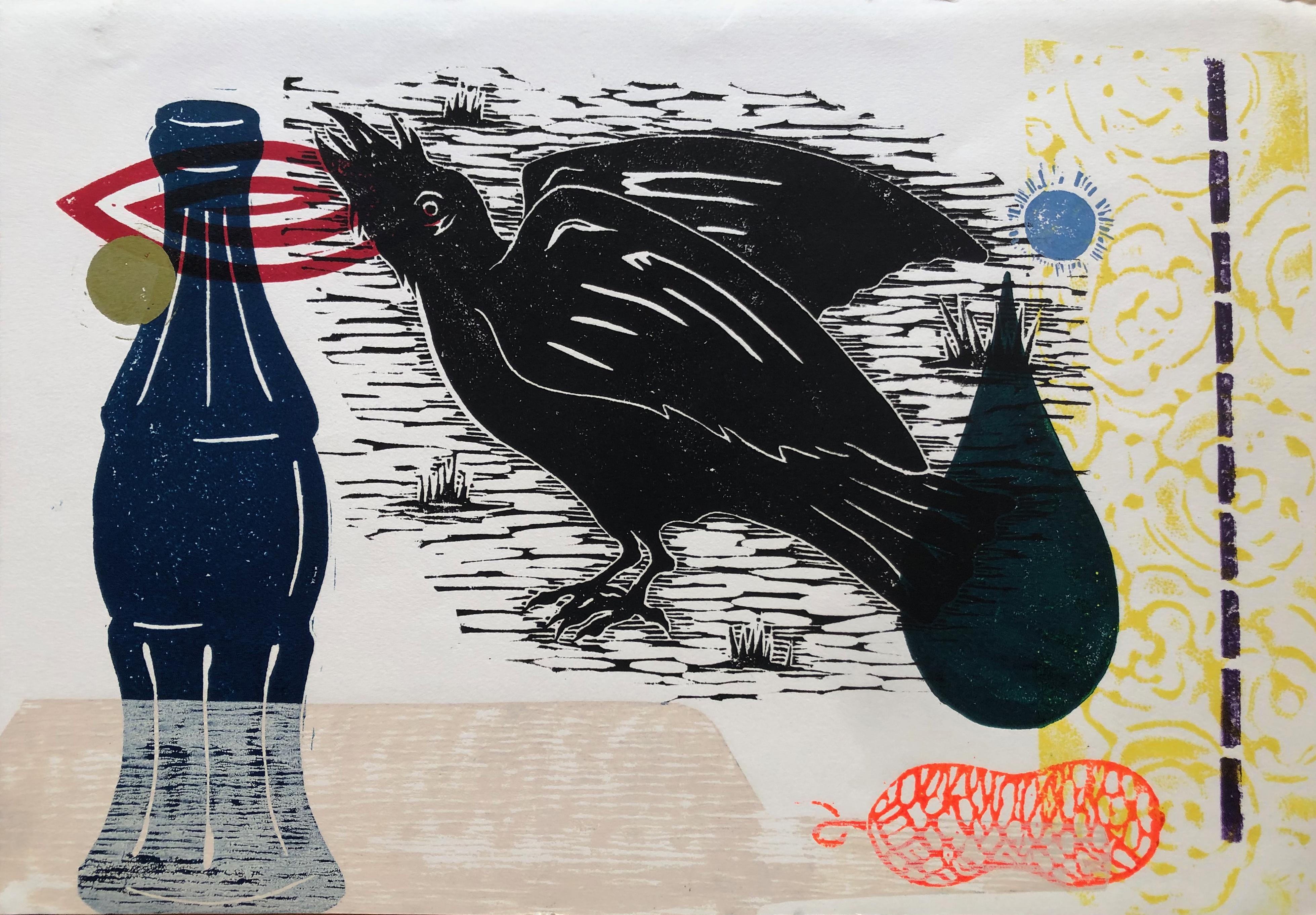 FPA Francis Pavy Artist - Crow and Coke For Sale at 1stDibs