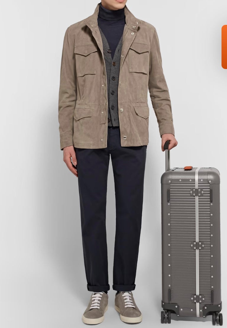 FPM Milano Steel Gray Bank Spinner 76 Suitcase, Italy For Sale at 1stDibs