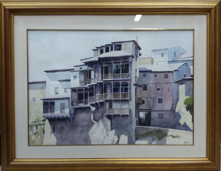 FR. BUENO - Cuenca- original realist watercolor painting For Sale at ...