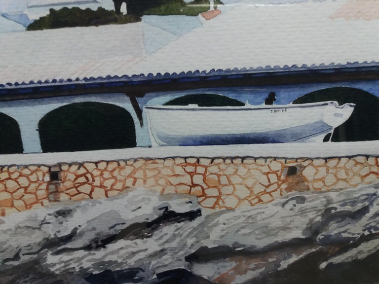 FR. BUENO - Menorca- original realist watercolor painting For Sale at ...