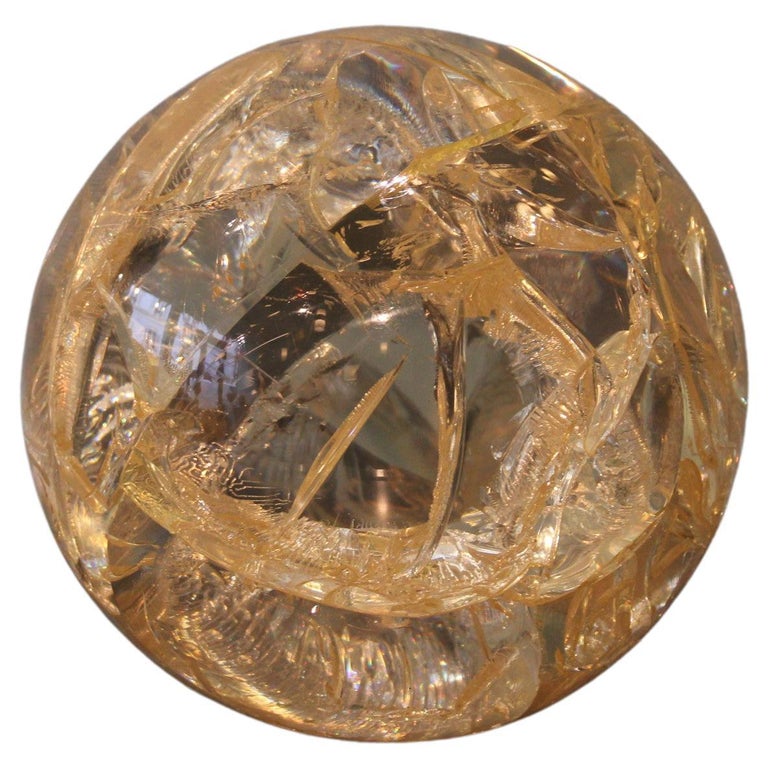 Fractal Resin Ball from 70s For Sale at 1stDibs