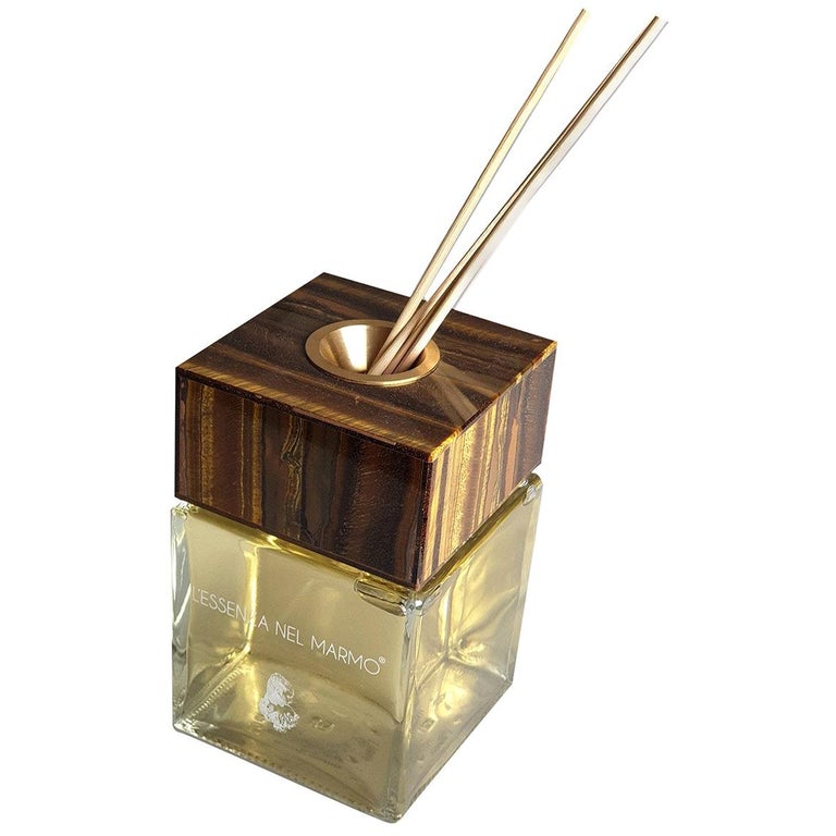 Fragrance Diffuser with Tiger Eye Lid For Sale at 1stDibs