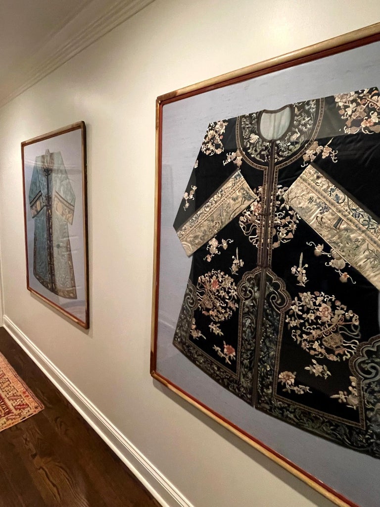 Frame Antique Chinese Embroidered Robe Qing Dynasty For Sale at 1stDibs ...