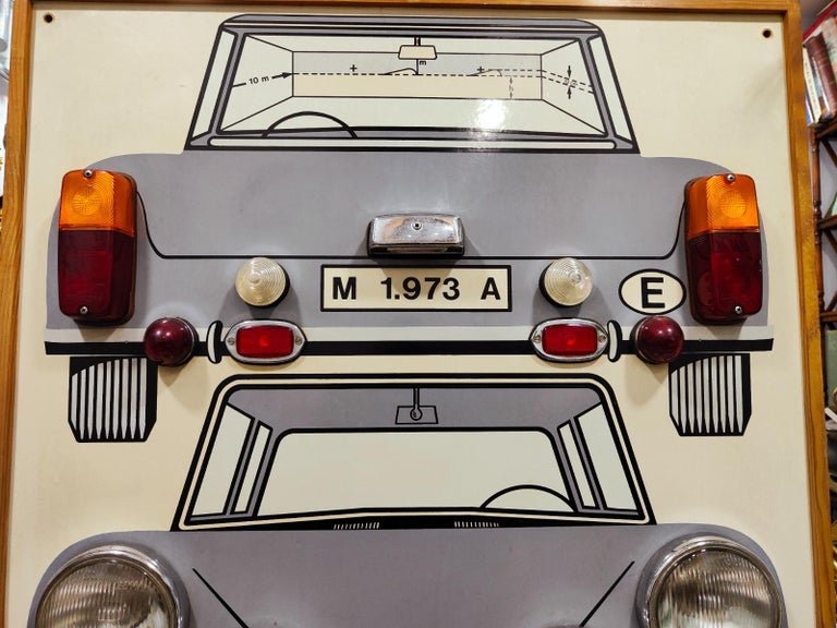 Frame Driving School, 70s, 20th Century For Sale at 1stDibs