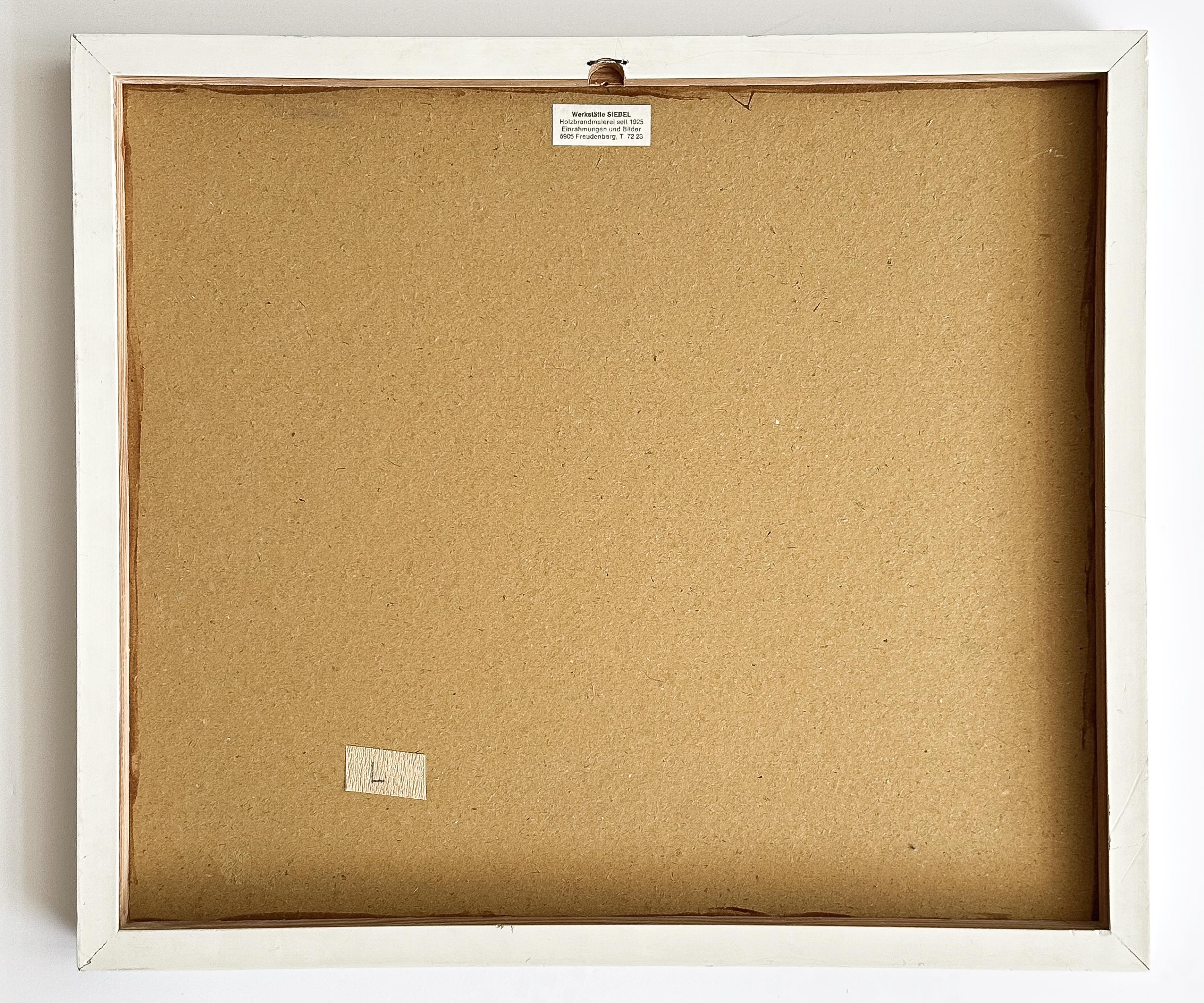Framed Abstract Etched Aluminum Wall Art For Sale at 1stDibs