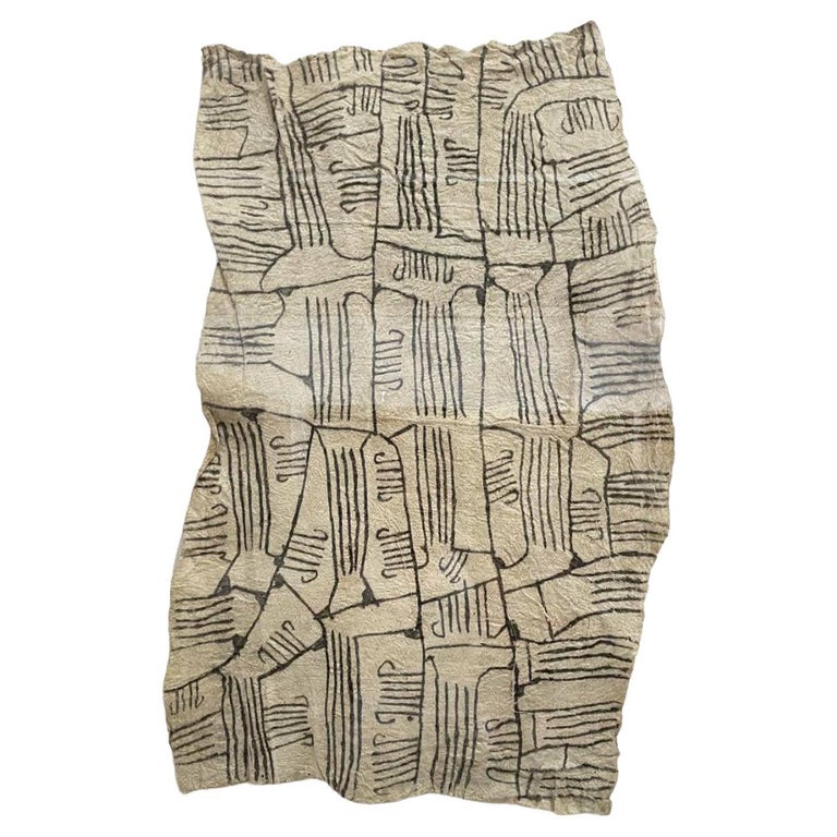 Framed African Bark Cloth For Sale at 1stDibs