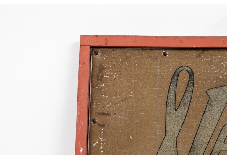 Framed Antique Connecticut Railroad Sign at 1stDibs