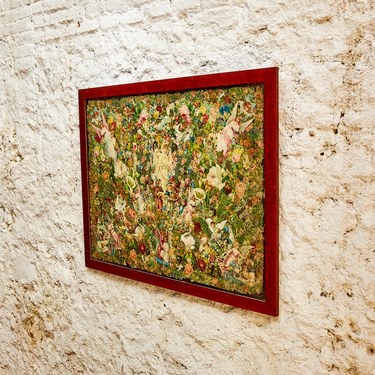 Framed Antique Mid-Century Modern Collection of Femenine Cards Artwork ...