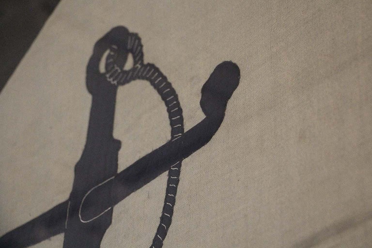 Framed Antique Naval Flag, circa 1900 at 1stdibs