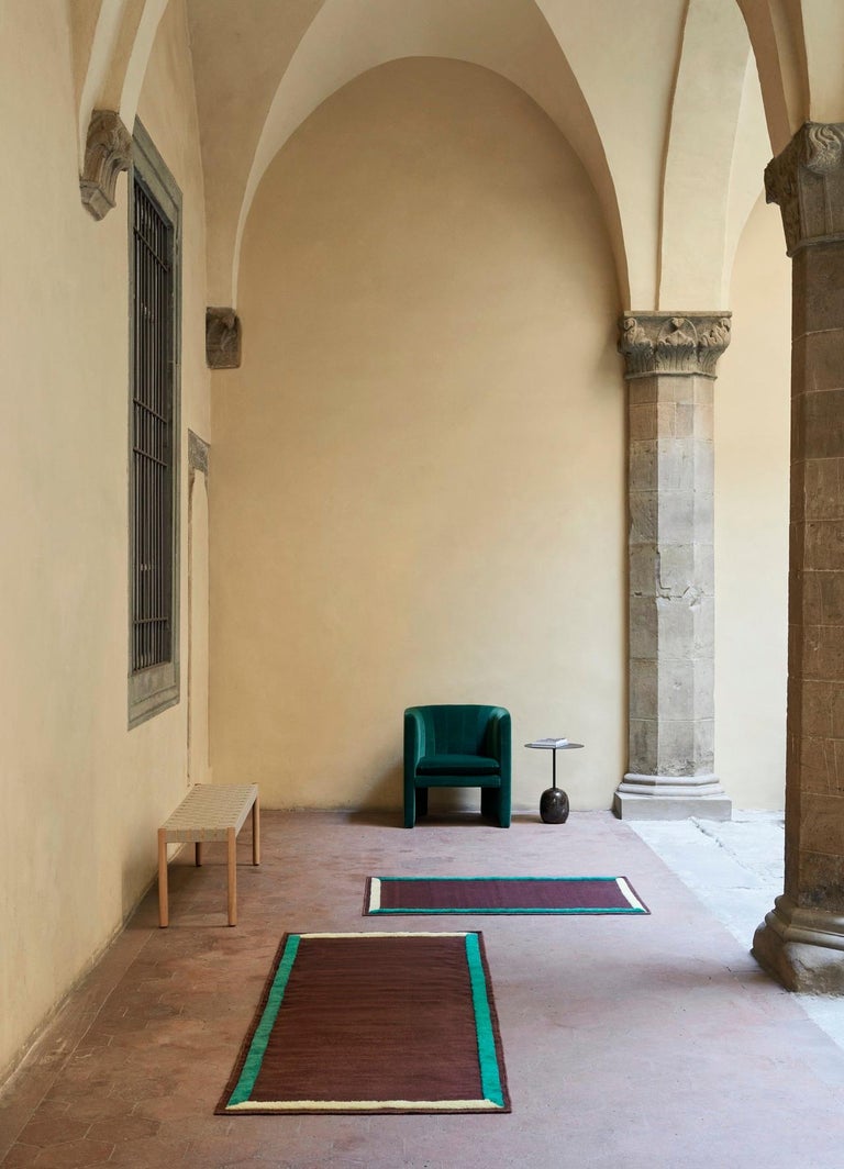 Framed AP13 Rug, Plum, Designed by All the Way to Paris for &T For Sale ...