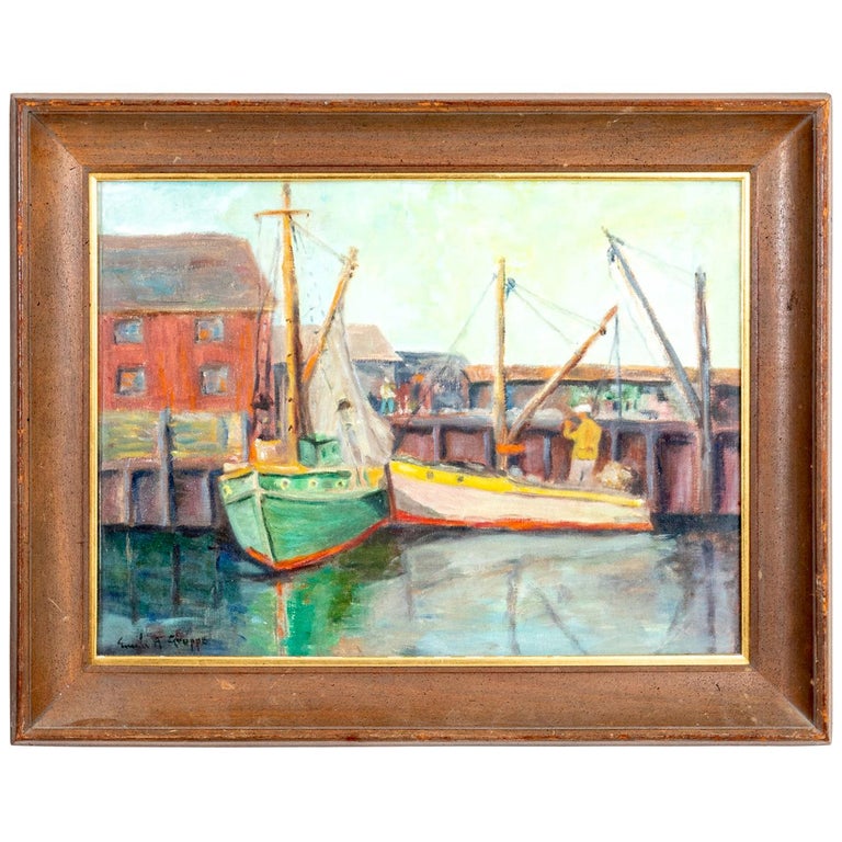 Framed Artwork by Emile Gruppe For Sale at 1stDibs