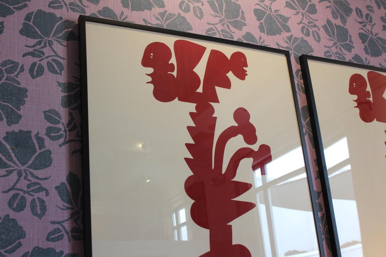 Framed Canvas Print by Howard Smith, USA, 1970s, Pair Available at 1stDibs