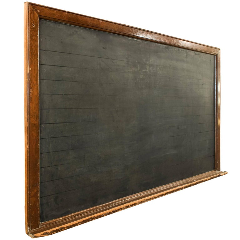 Framed Chalkboard at 1stDibs