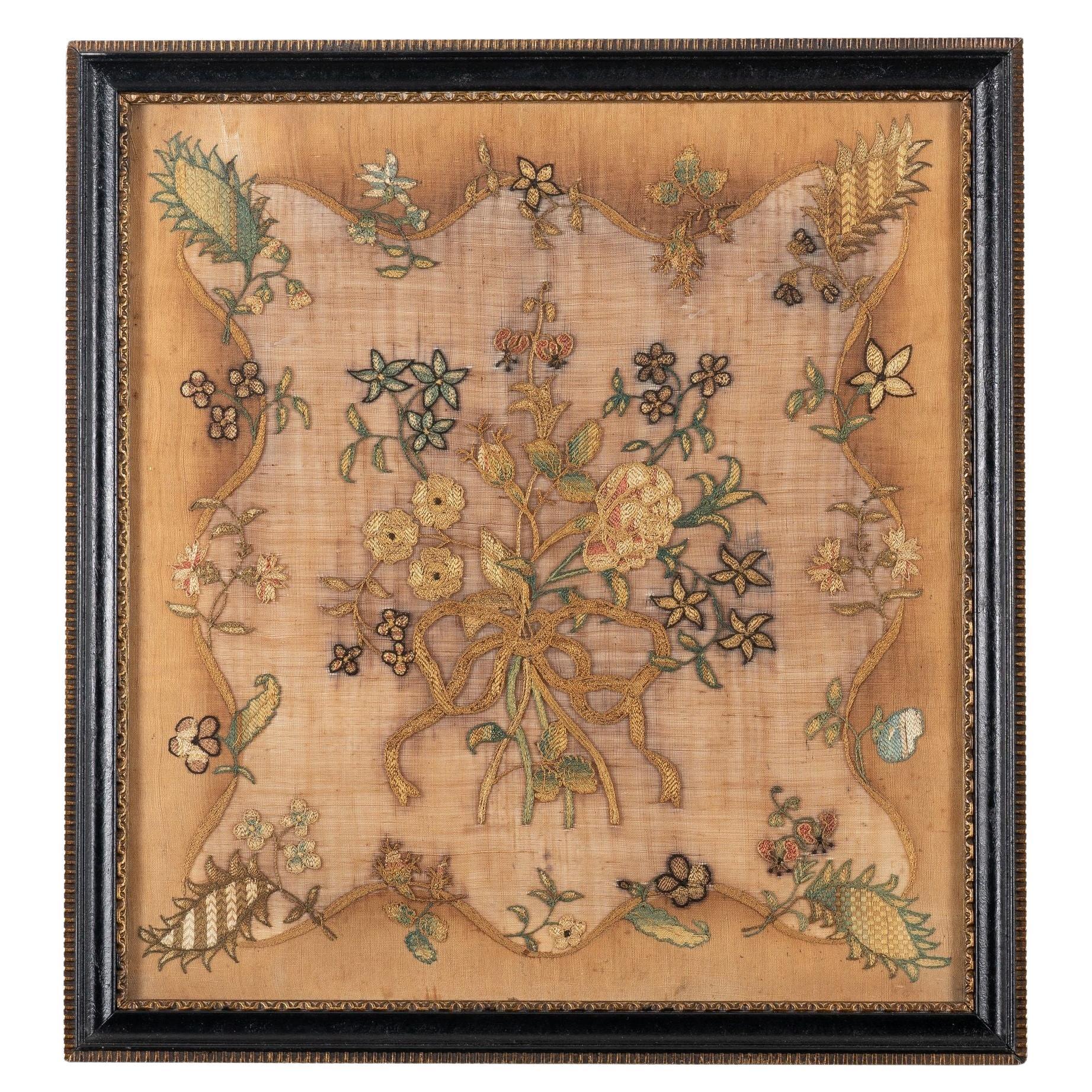 Early Georgian Needlework Picture For Sale at 1stDibs