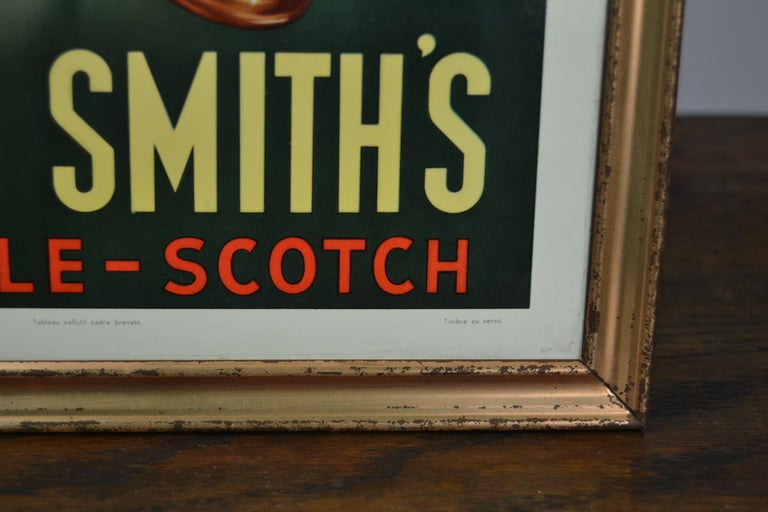 Framed John Smith's Beer Sign, 1970s For Sale at 1stDibs