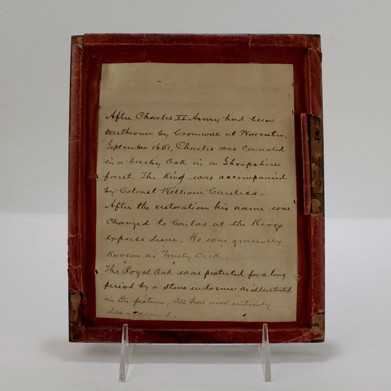 Framed King Charles II of England Signature and Royal Oak Print For ...